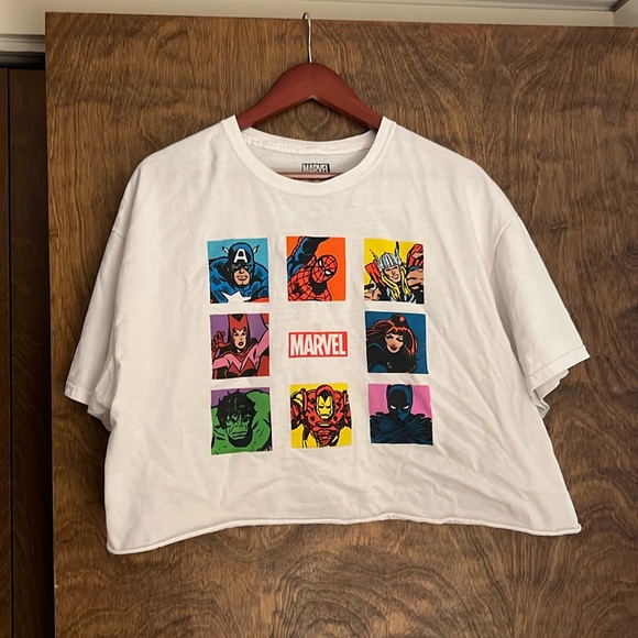 Marvel | Tops | Marvel Crop Top | Poshmark